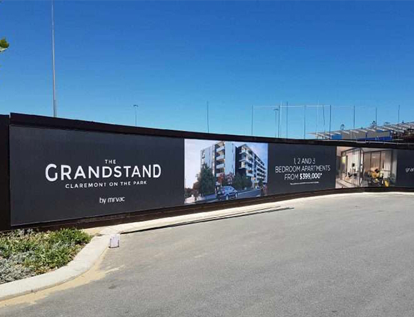 Hoarding Signage Perth | Hoarding Banners Installation - EXBO